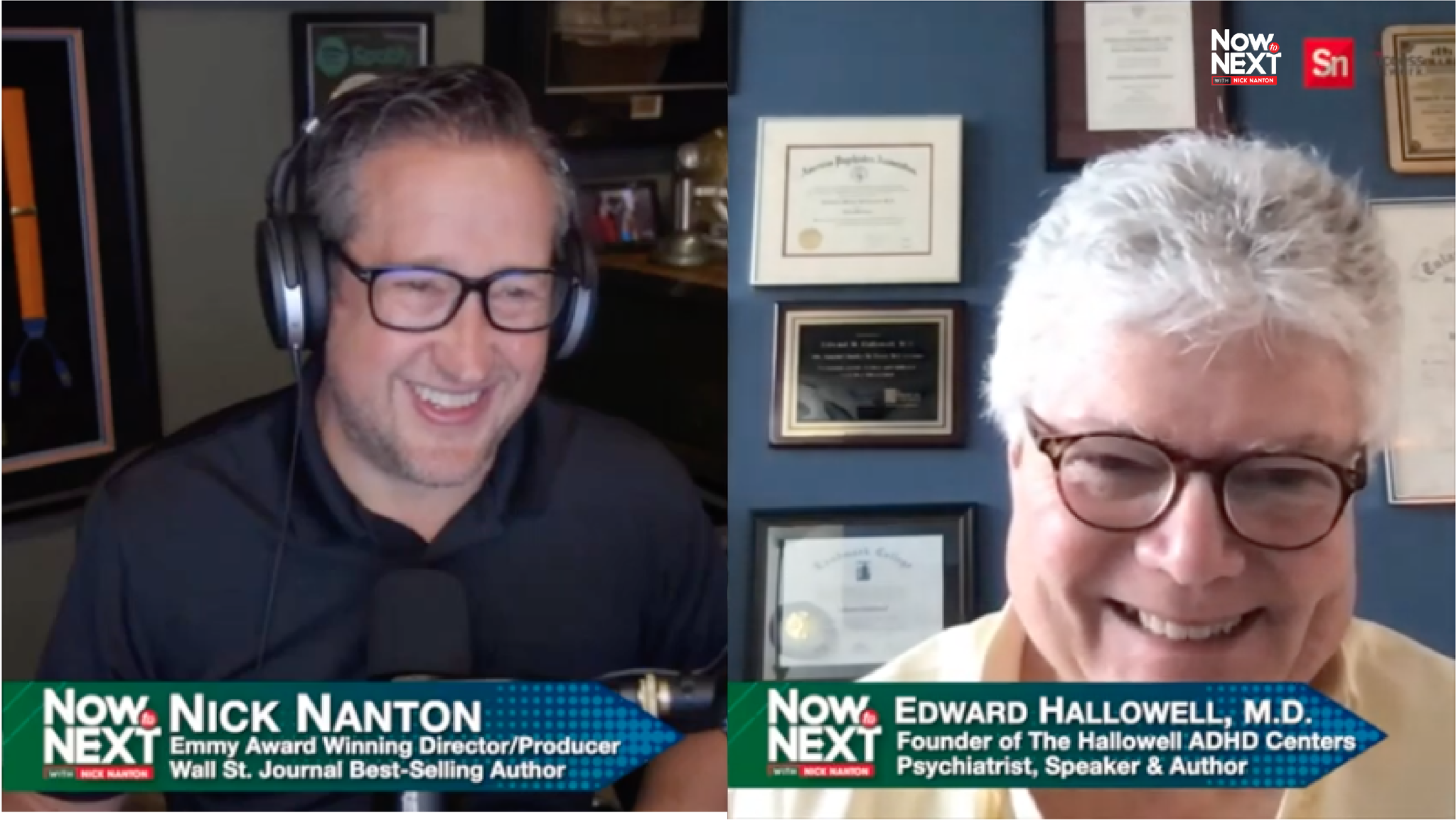 Understanding ADHD (Now to Next With Dr. Edward Hallowell) - Nick Nanton